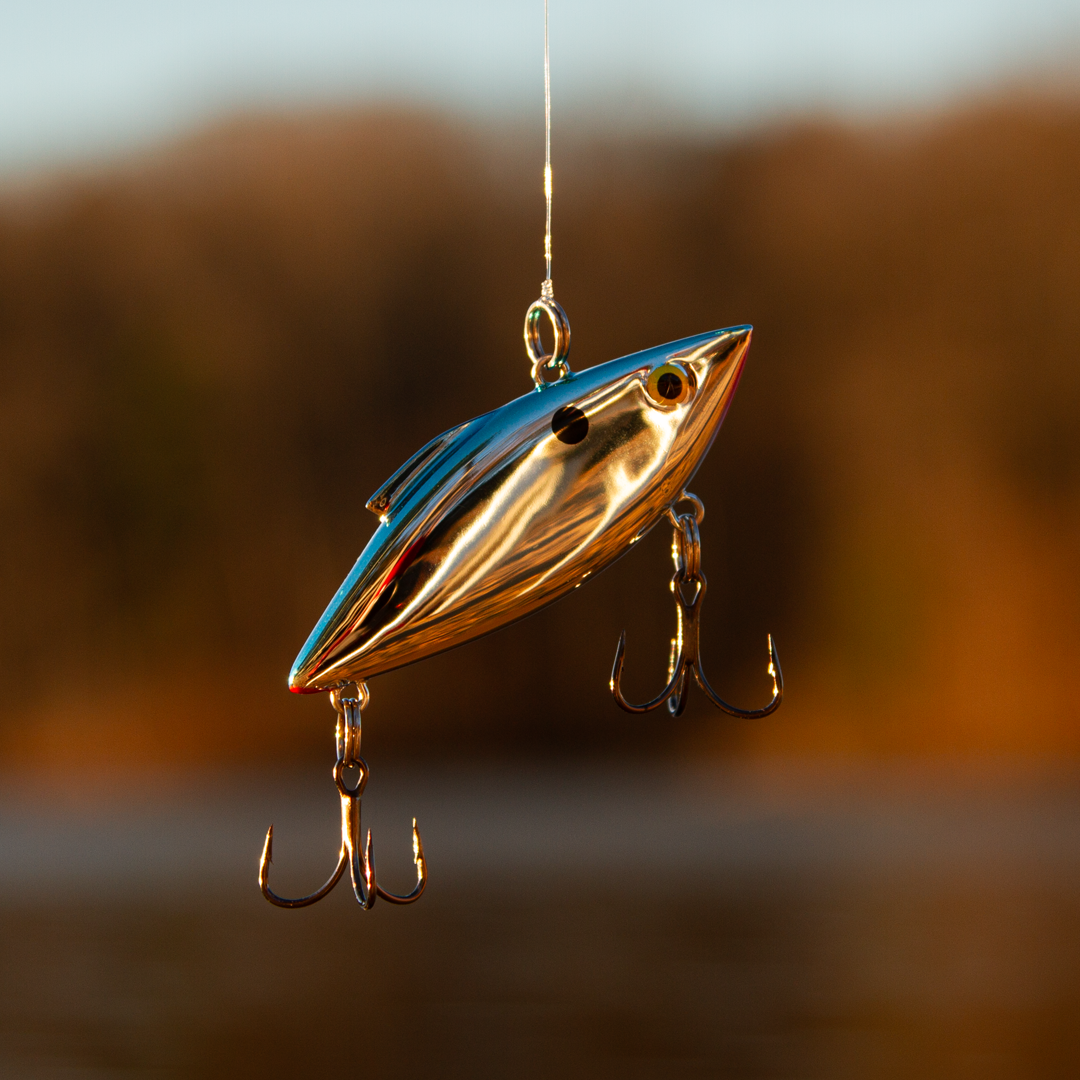 Bill Lewis — rattle trap quarter oz chrome 1 1x1 - Jeffrey Davis Fishing