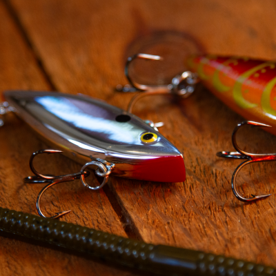 Bill Lewis — rattle trap quarter oz chrome 2 1x1 - Jeffrey Davis Fishing